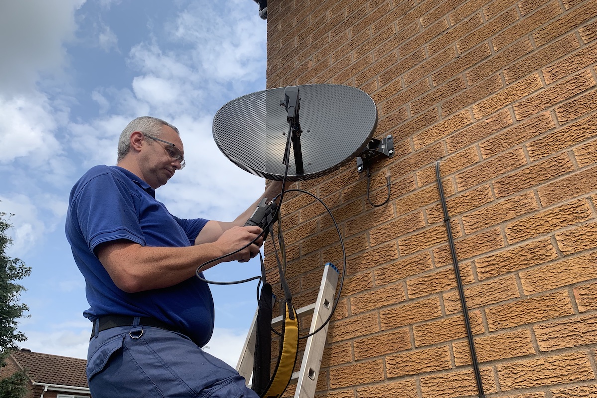 Satellite Dish Installation - Birmingham Aerials - TV Aerials ...